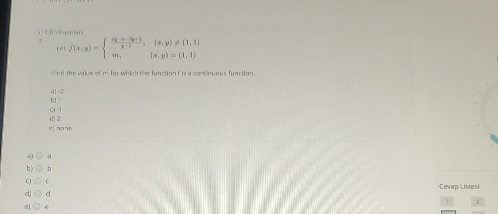 Solved (1 1,00 Bपतanlar) Find the value of in for vhich the | Chegg.com