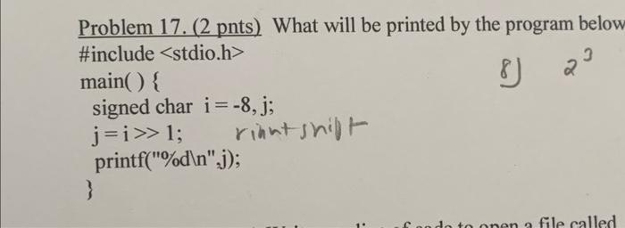 Solved Problem 17 I Know The Answer By Compiling I Need 