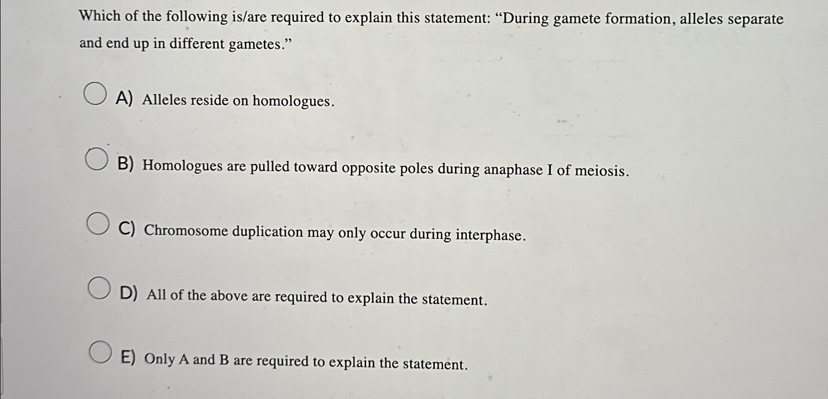 Solved Which of the following is/are required to explain | Chegg.com