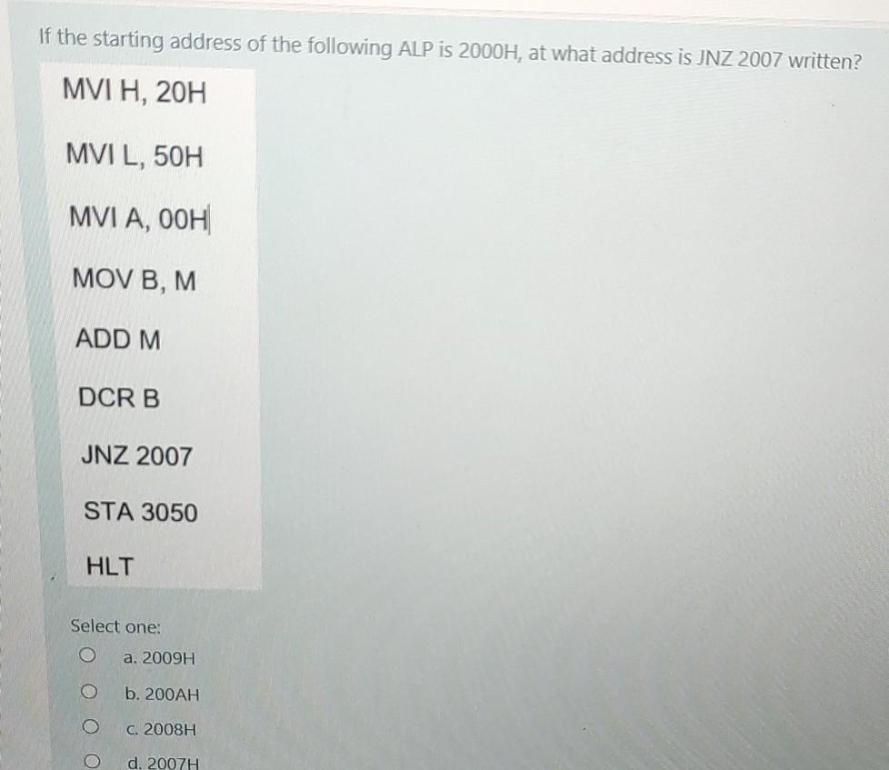 Solved For a 8086 microprocessor based system, following are | Chegg.com