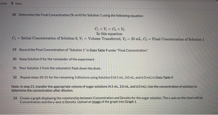 Solved Exercise 3 Table Data e Graph 1 Data Table 9: | Chegg.com