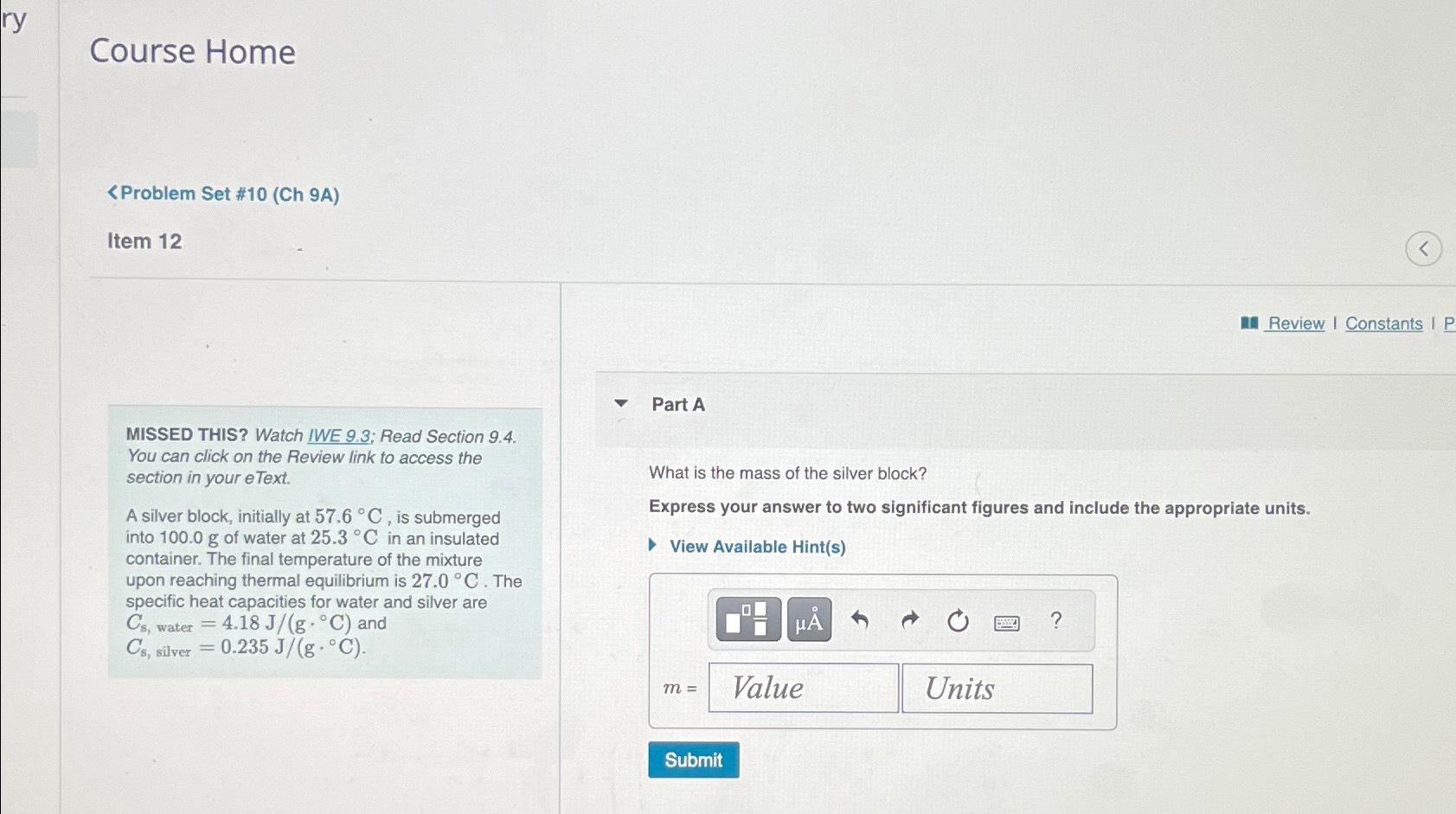Solved Course | Chegg.com