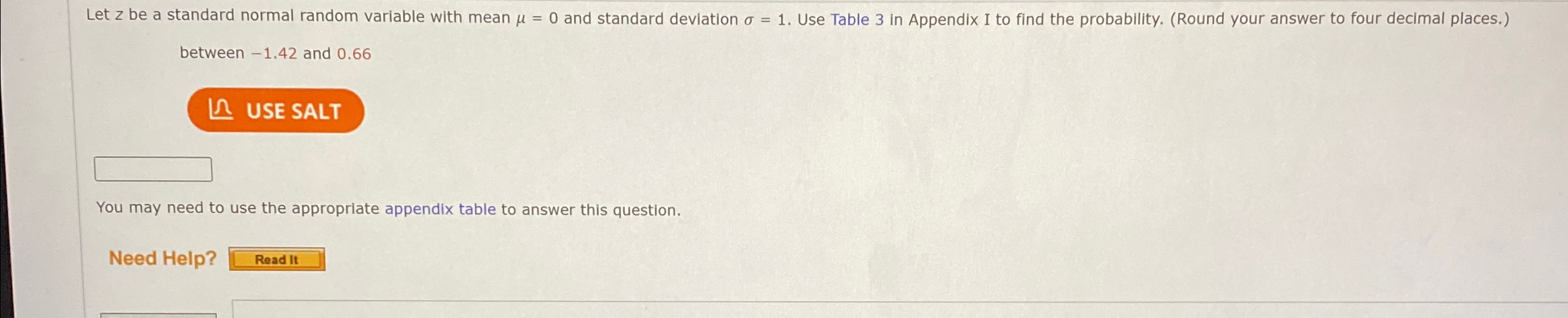 Solved Let z ﻿be a standard normal random variable with mean | Chegg.com