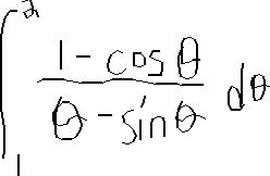 Solved evaluate the definite integral: 1 - cos theta / | Chegg.com