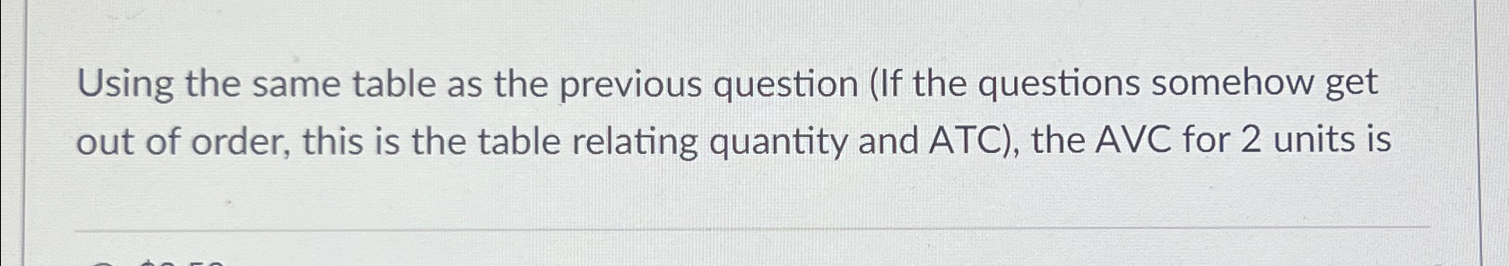 Solved Using the same table as the previous question (If the | Chegg.com