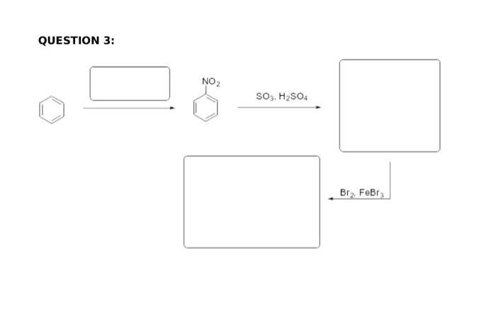 Solved QUESTION 3: −Br2.FeBr3 | Chegg.com