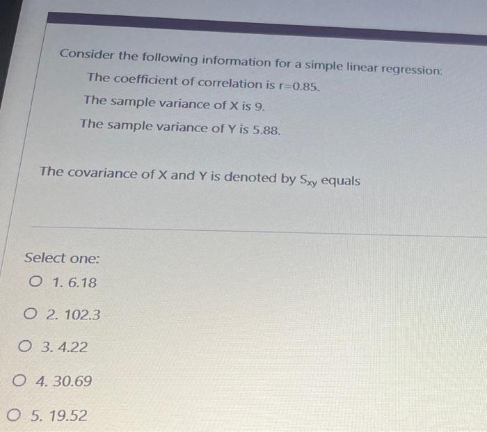 Solved Consider the following information for a simple | Chegg.com