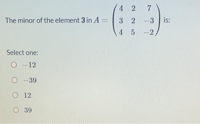 Solved If (a+483b−6)=(2a+28b+2a−8b), the value of a−2b isThe | Chegg.com