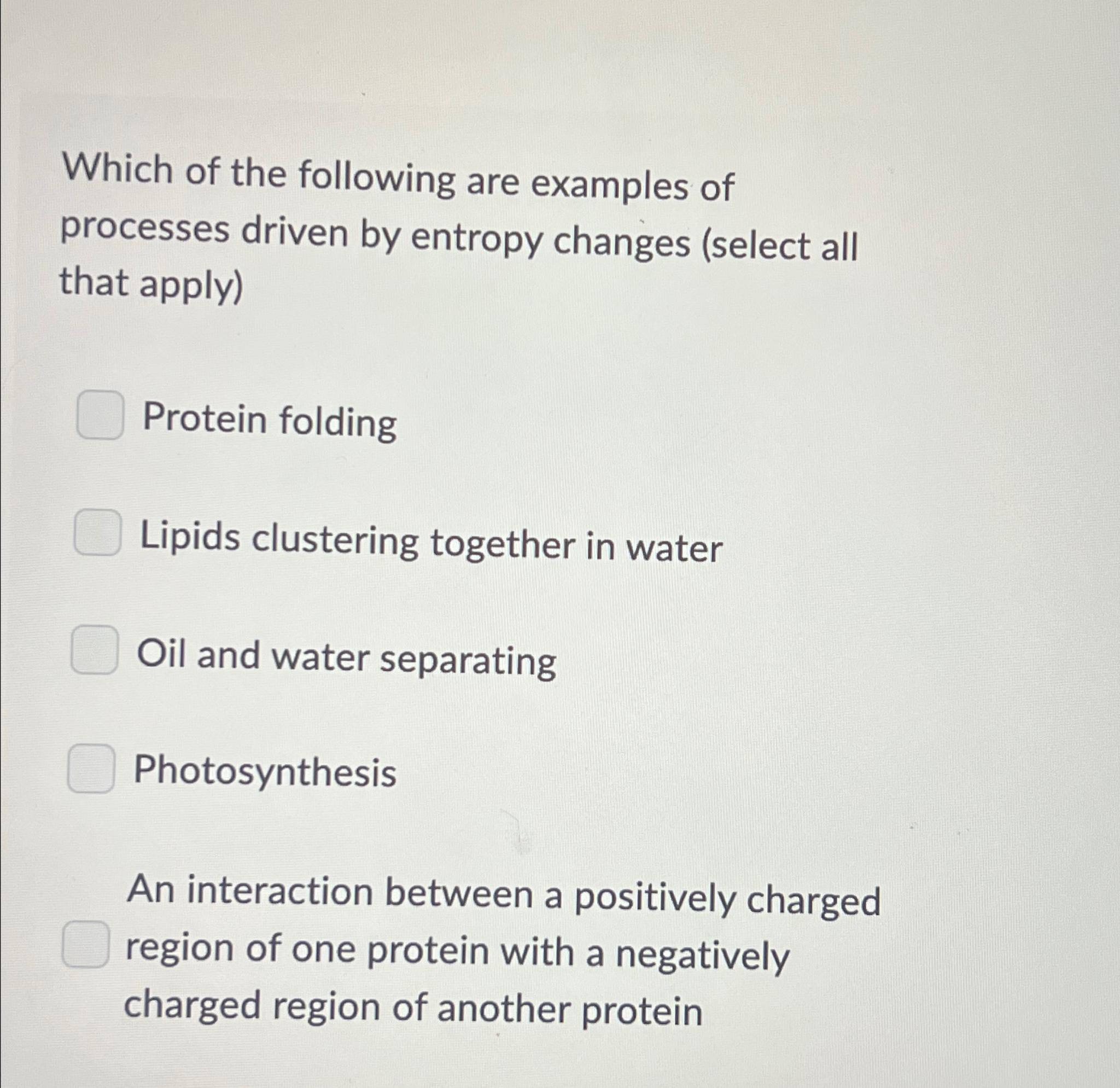 Solved Which of the following are examples of processes | Chegg.com