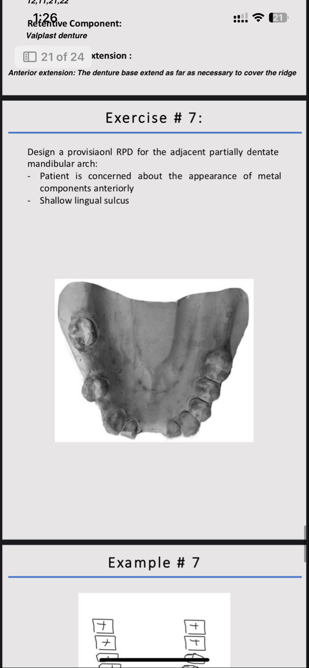 Solved Exercise # 7:Design a provisiaonl RPD for the | Chegg.com