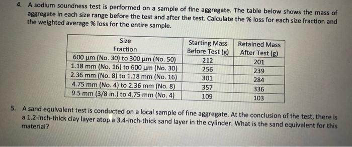 Solved 4. A sodium soundness test is performed on a sample | Chegg.com