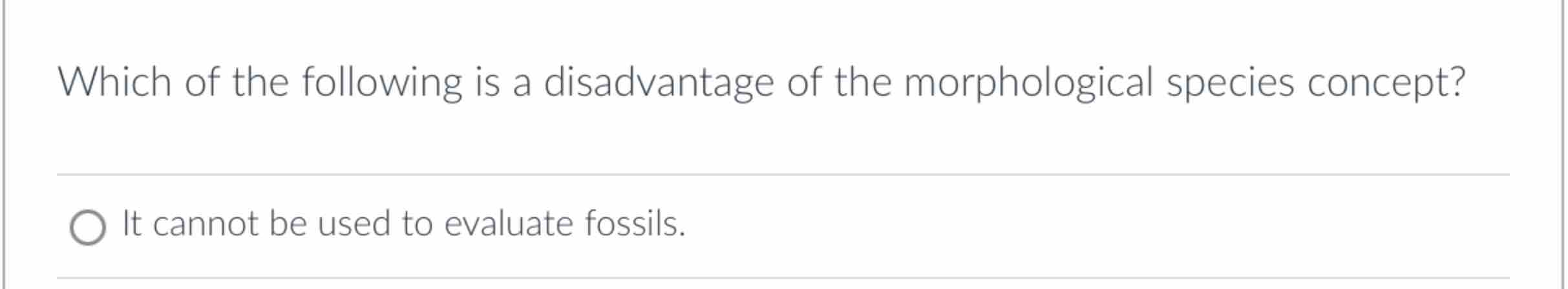 Solved Which of the following is a disadvantage of the | Chegg.com