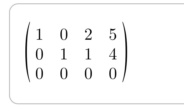 Solved the reduced row echelon form of an augmented matrix | Chegg.com