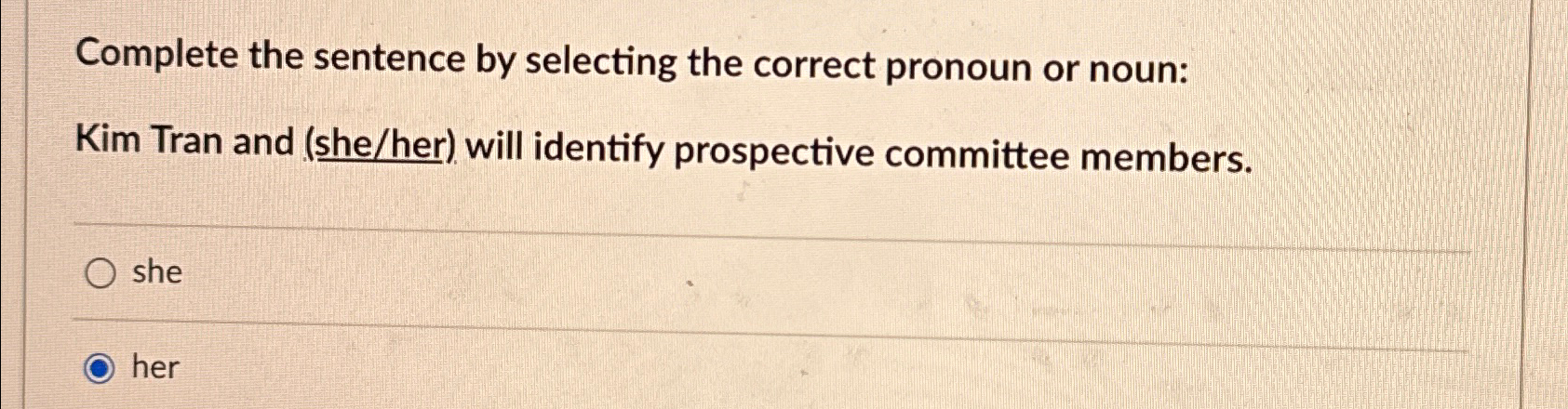 Solved Complete the sentence by selecting the correct | Chegg.com