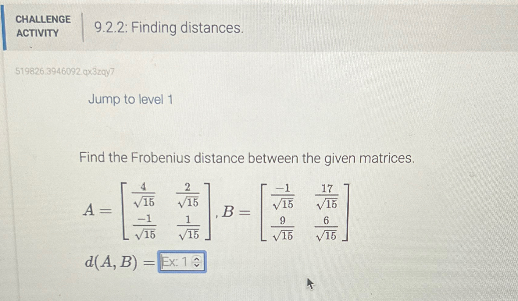 Solved CHALLENGEACTIVITY9.2.2: Finding | Chegg.com