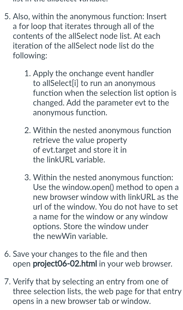 Solved 1. Use your code editor to open the | Chegg.com