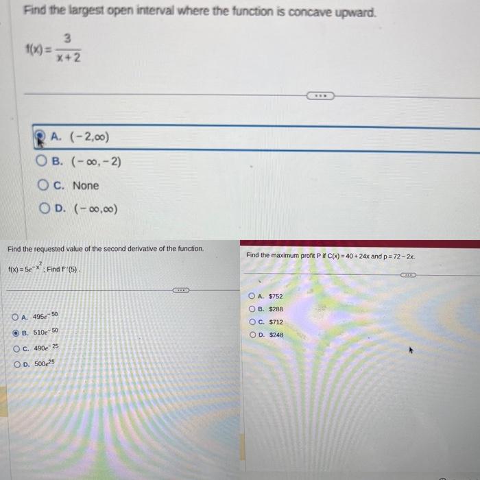 Solved Find the largest open interval where the function is | Chegg.com