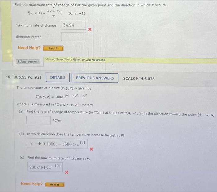 Solved Find the maximum rate of change of f at the given | Chegg.com