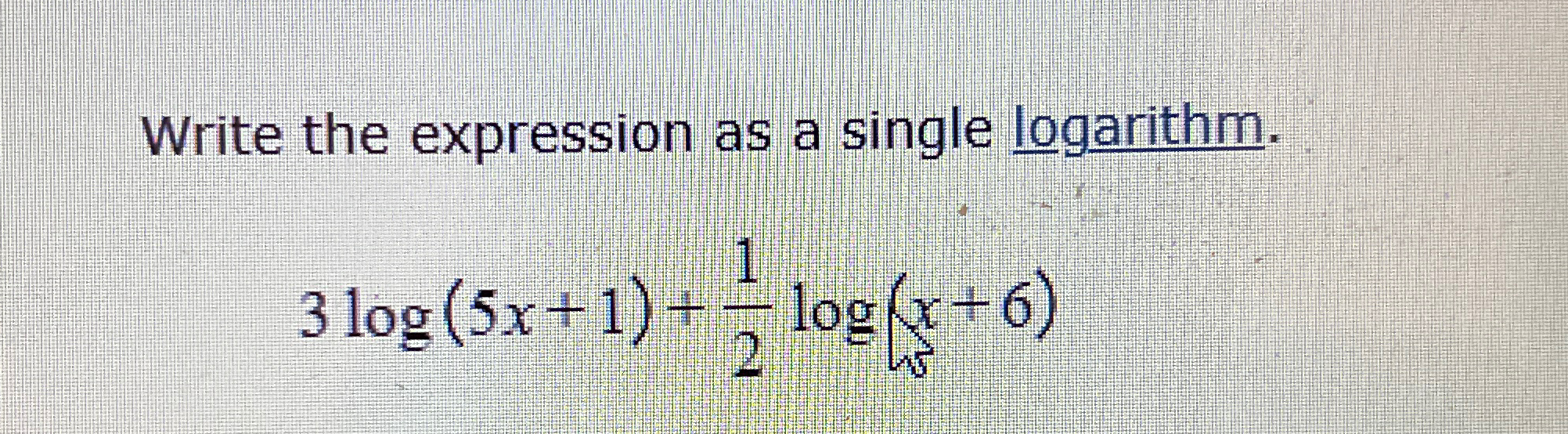 Solved Write the expression as a single | Chegg.com