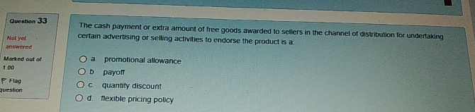 Solved Question 33Not yet answeredMarked out | Chegg.com Solved Question 33Not yet answeredMarked out | Chegg.com