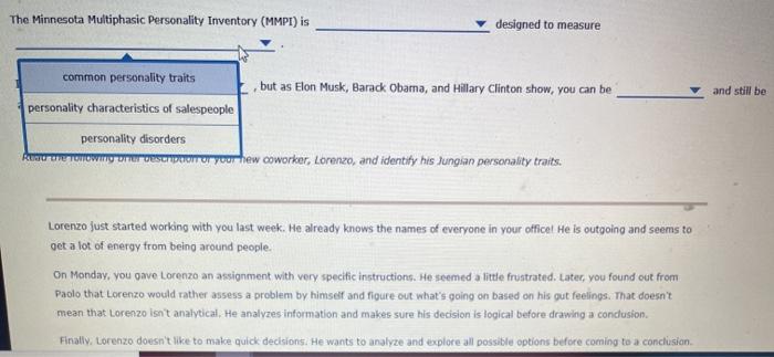 Solved 3. Applying personality theories in organizations The | Chegg.com