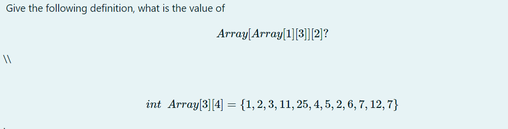 Solved Give the following definition, what is the value of | Chegg.com