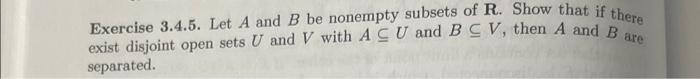 Solved Exercise 3 4 5 Let A And B Be Nonempty Subsets Of R