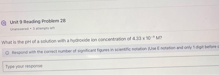 Solved Unit 9 Reading Problem 28 Unanswered ⋅3 attempts left | Chegg.com