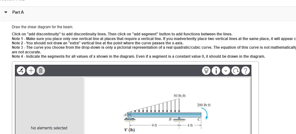 Solved by an EXPERT Draw the shear diagram for the beam.Click on "add | Chegg.com