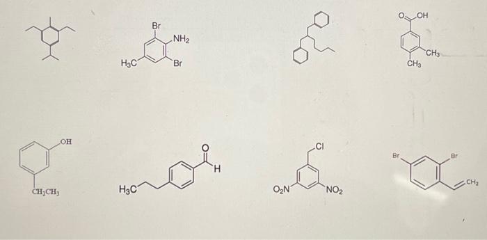 Solved Name the structures name the fillowing structures | Chegg.com