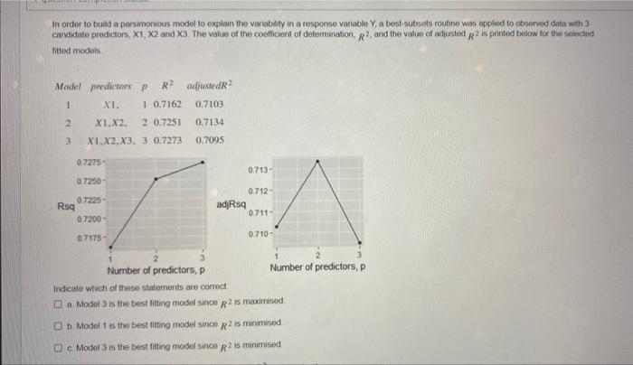 In order to build a model to explain the vanability | Chegg.com