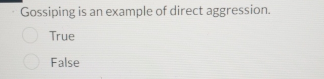 Solved Gossiping is an example of direct | Chegg.com