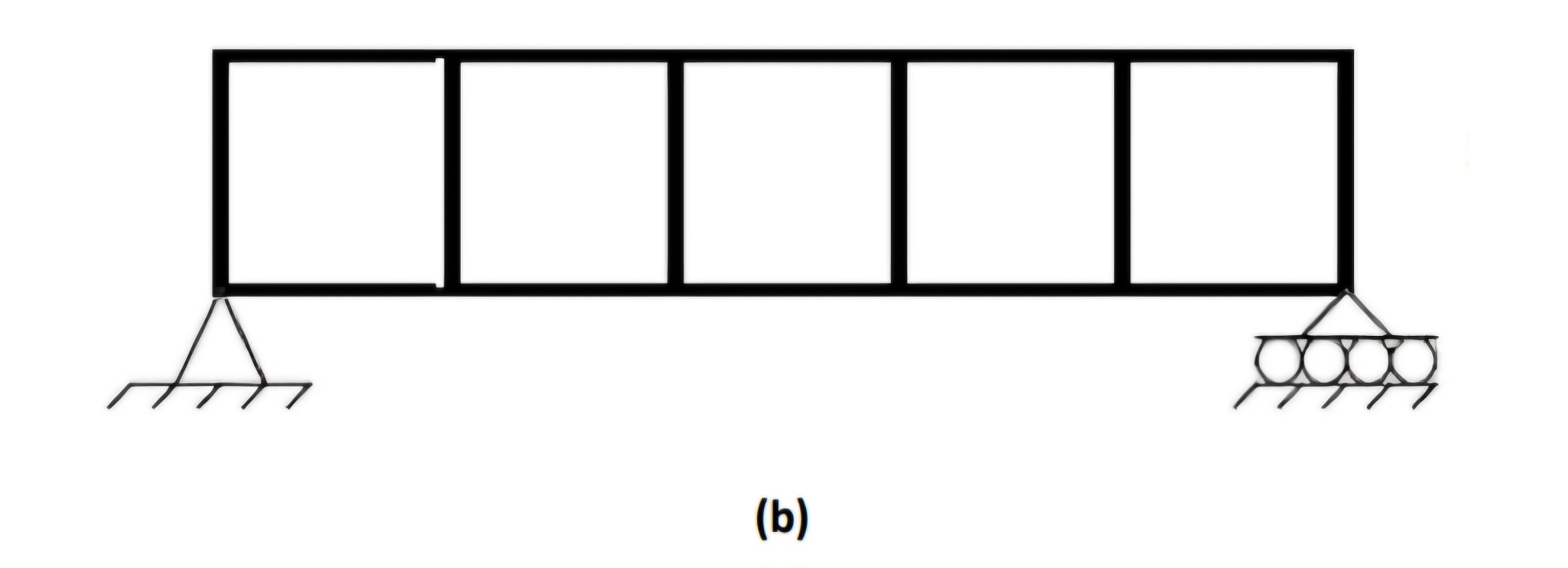 Solved (b) ﻿Find the statical indeterminacy and kinematic | Chegg.com