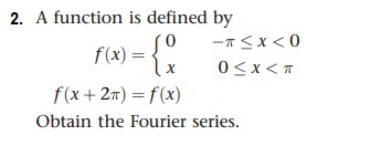 Solved A function is defined | Chegg.com
