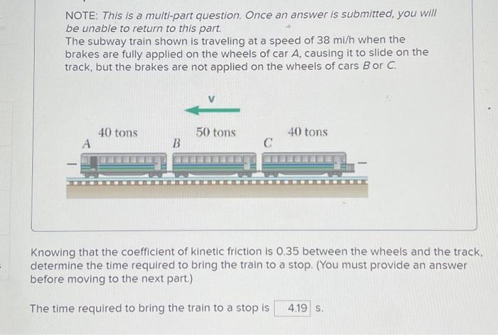 Solved NOTE: This is a multi-part question. Once an answer | Chegg.com