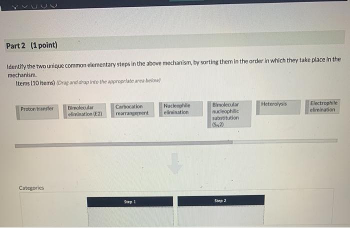 Solved Part 2 (1 point) Identify the two unique common | Chegg.com