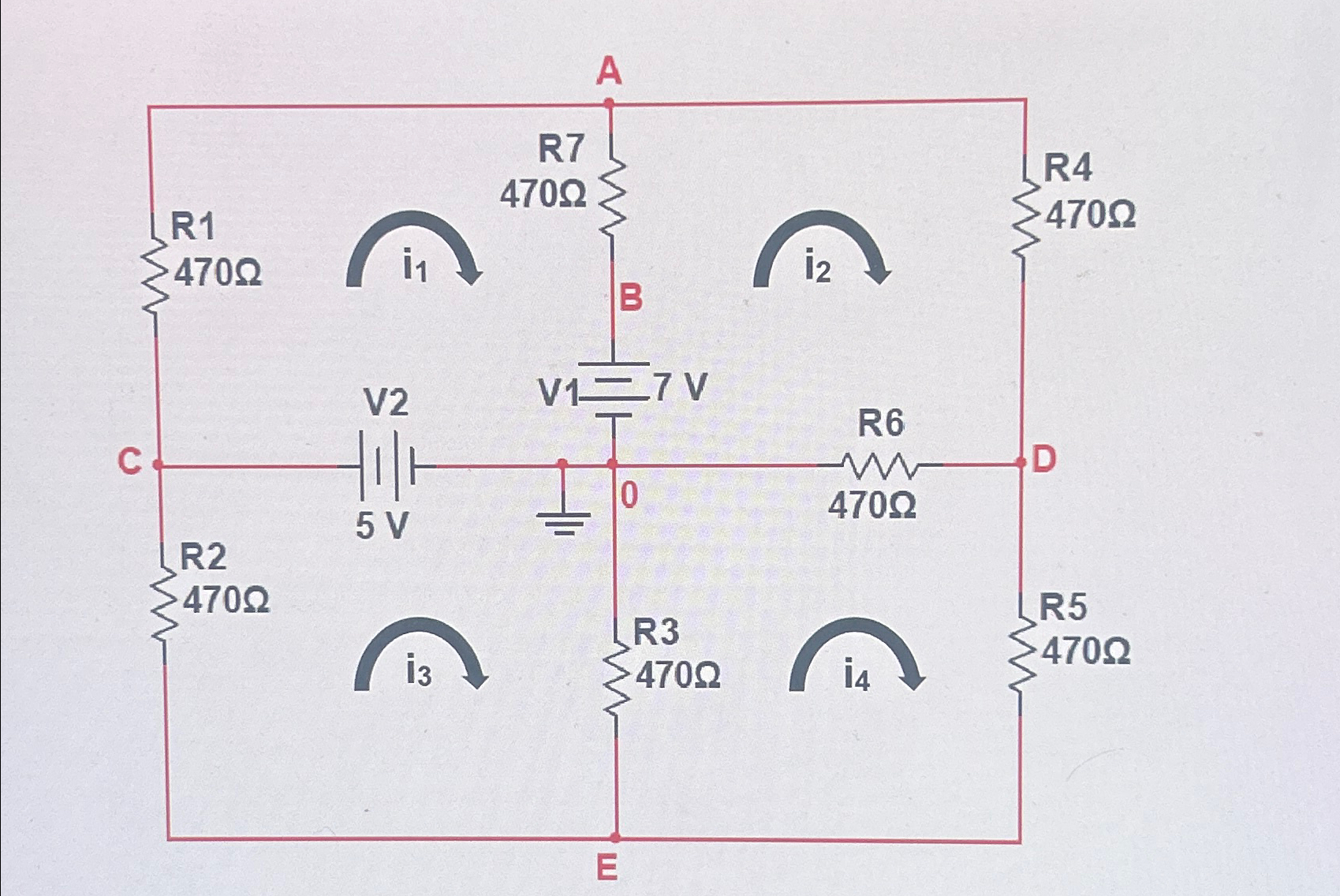 Solved Analyze the circuit using mesh analysis | Chegg.com