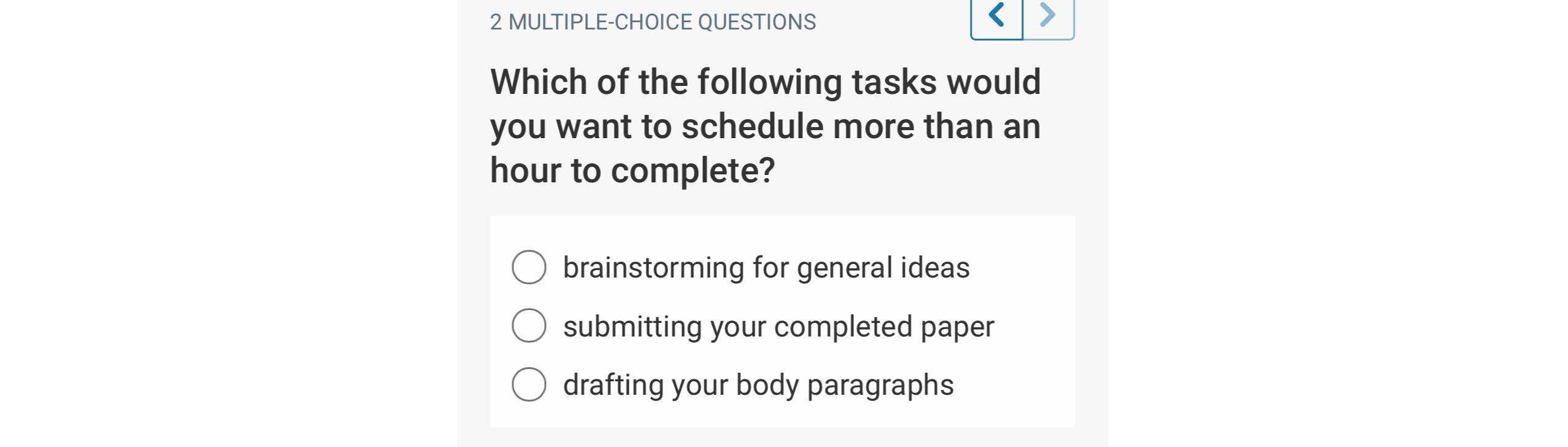 Solved 2 ﻿MULTIPLE-CHOICE QUESTIONSWhich of the following | Chegg.com