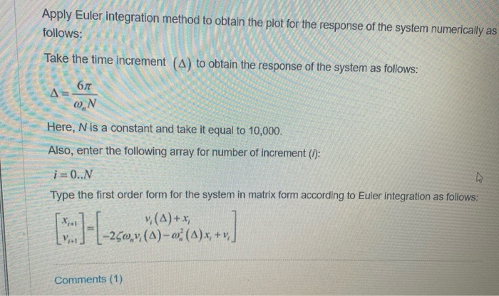 Solved i need help figuring out how to code this in matlab. | Chegg.com