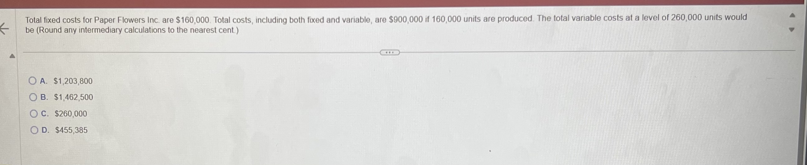 Solved be (Round any intermediary calculations to the | Chegg.com
