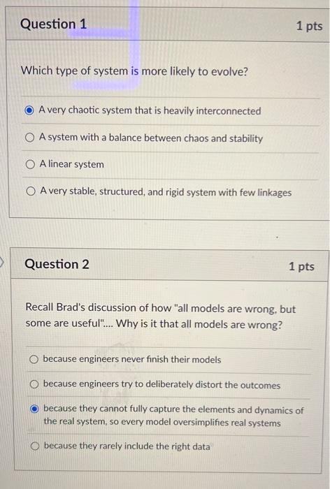 Solved Which type of system is more likely to evolve? A very | Chegg.com
