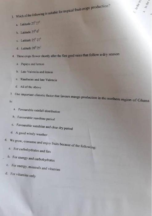 Solved ANSWER ALI. QUESTIONS Answer section A on the | Chegg.com