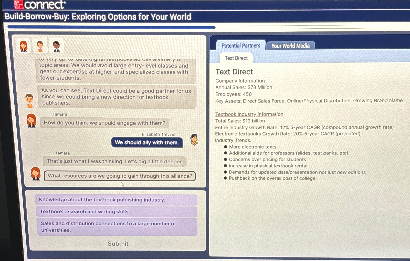 Solved connectBuild-Borrow-Buy: Exploring Options for Your | Chegg.com