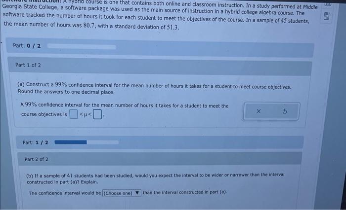 Solved eorgia State College, a softid course is one that | Chegg.com