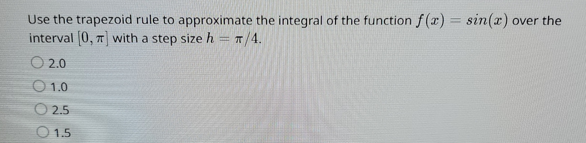Solved Use the trapezoid rule to approximate the integral of | Chegg.com