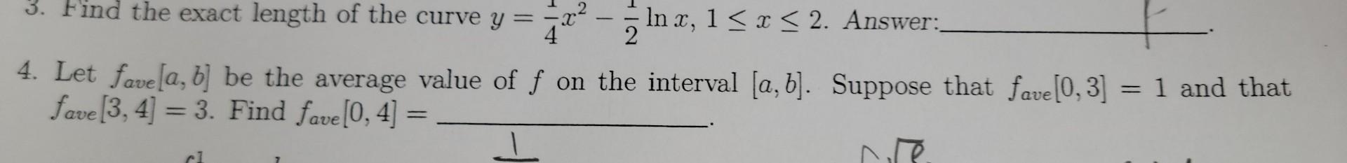 Solved 3. Find the exact length of the curve \\( | Chegg.com