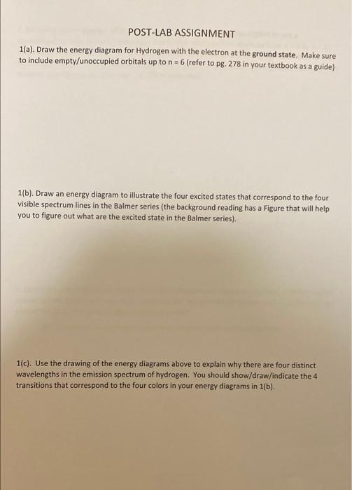 Lab 9 - The Flame Test and Atomic Emissions Lab | Chegg.com