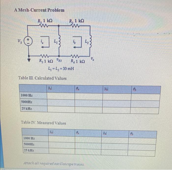 Solved Experiment 1. A Node-Voltage Problem Build the RC | Chegg.com