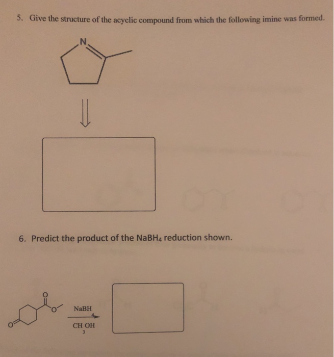 Solved 3. Give the structure of the acyclic compound from | Chegg.com