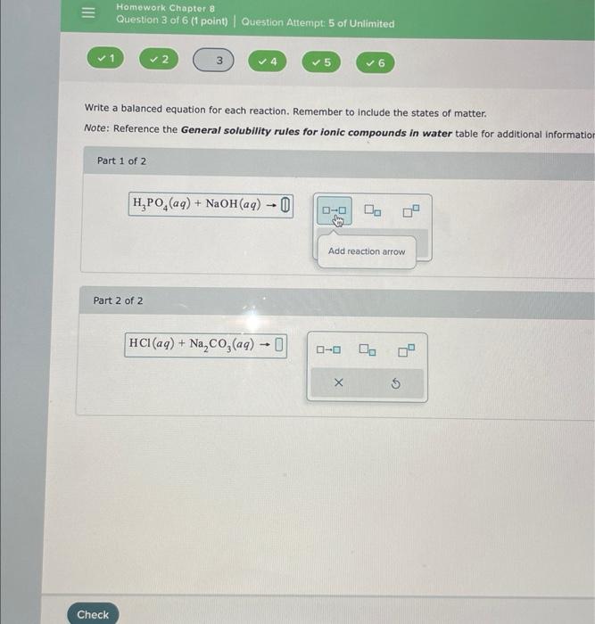 Solved Write a balanced equation for each reaction. Remember | Chegg.com